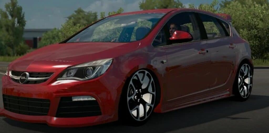 Opel Astra J + Interior v1.150 1.49.x - ETS2 Mod Download