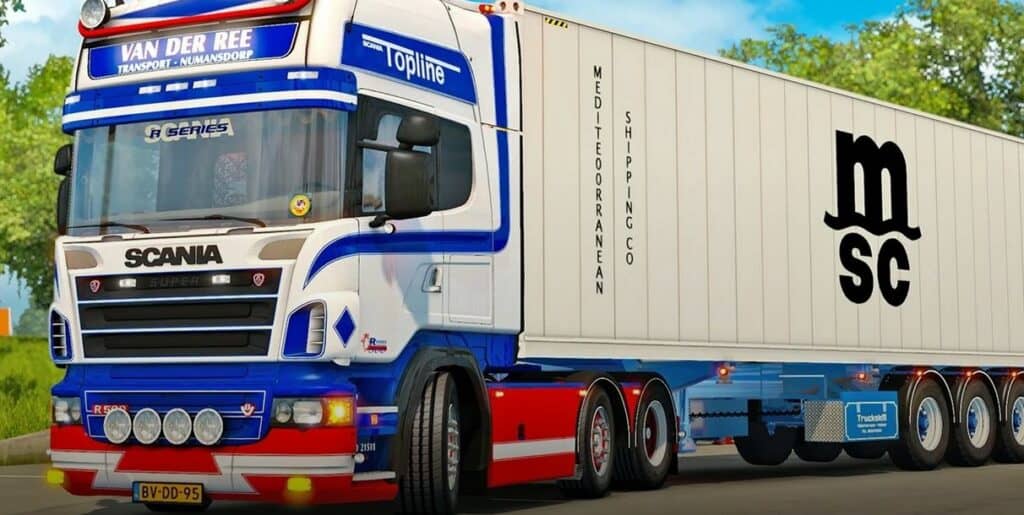 Scania R500 Van Der Ree v1.49 - ETS2 Mod Download