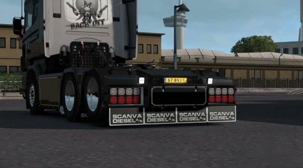 Custom RJL Backbumper v4.0 1.49 - ETS2 Mod Download