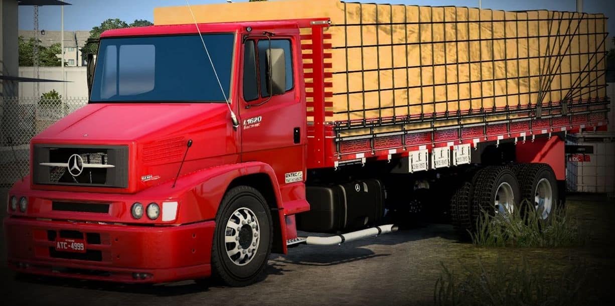 Mercedes-Benz 1620 Truck + Interior v1.4 1.49.x - ETS2 Mod Download