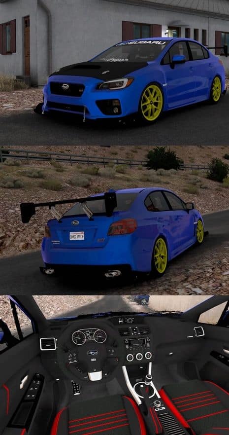 SUBARU IMPREZA WRX STI 2017 V3.2 - ETS2 Mod Download