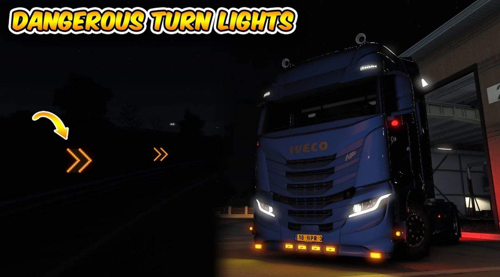 Dangerous Turn Lights mod v2.7 1.50 - ETS2 Mod Download