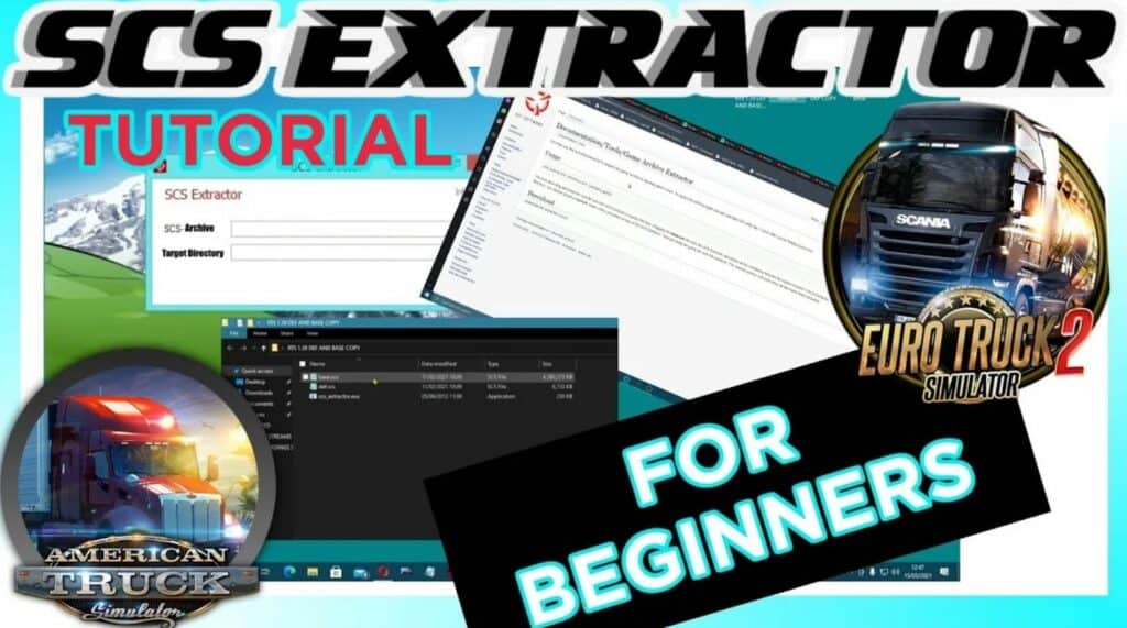 SCS Extractor 1.50+ - ETS2 Mod Download