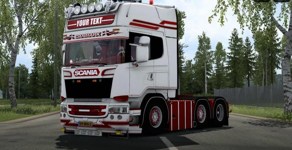 Scania R580 by JK v1.0 1.49 - ETS2 Mod Download