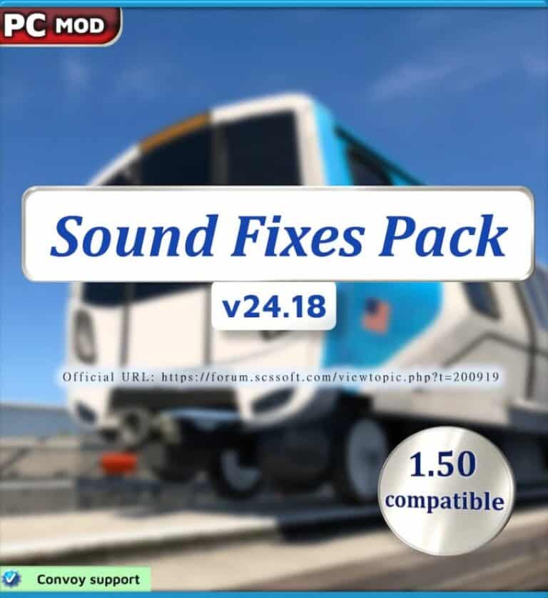 Sound Fixes Pack v24.18.1 - ETS2 Mod Download