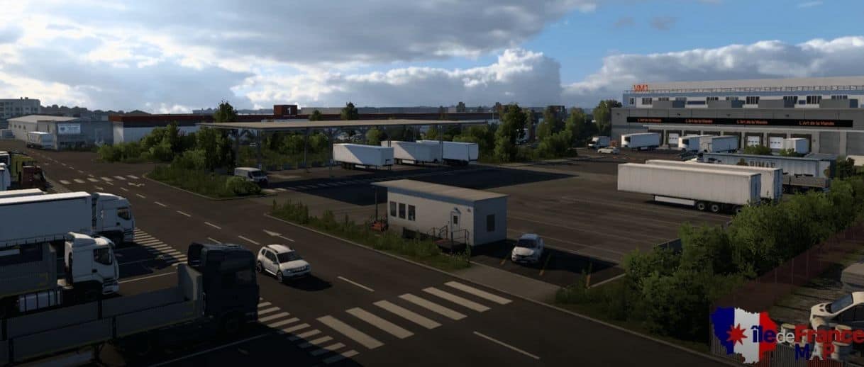 Île-de-France (Paris Suburbs) Map v0.1.1b - ETS2 Mod Download
