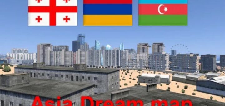Asia Dream Map - ETS2 Mods | Euro Truck Simulator 2 Asia Dream Map Mods