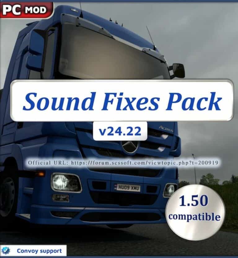 Sound Fixes Pack v24.22 - ETS2 Mod Download