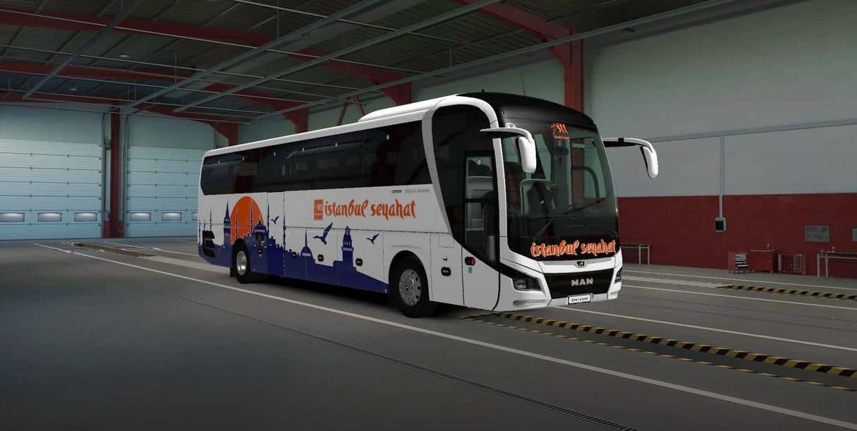 2023 MAN Lion’s Coach Istanbul Seyahat Pack v1.0 - ETS2 Mod Download