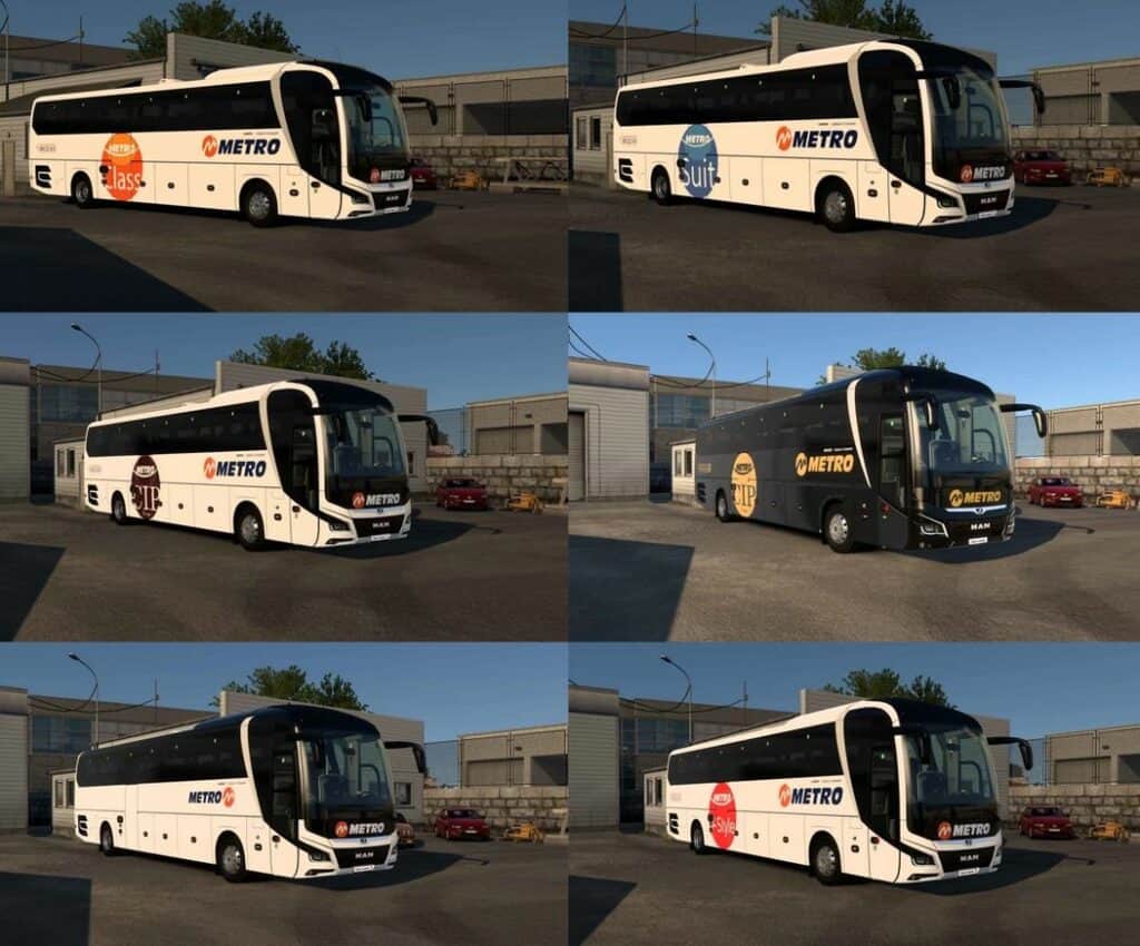 2023 MAN Lion’s Coach Metropack v1.0 - ETS2 Mod Download