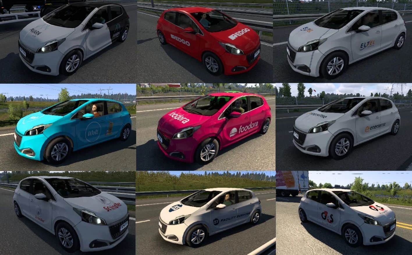 AI Vehicles Pack v8.0 - ETS2 Mod Download