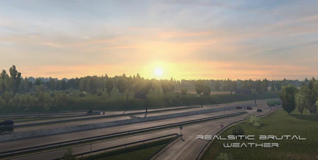 Realistic Brutal Graphics And Weather V9.9 - ETS2 Mod Download