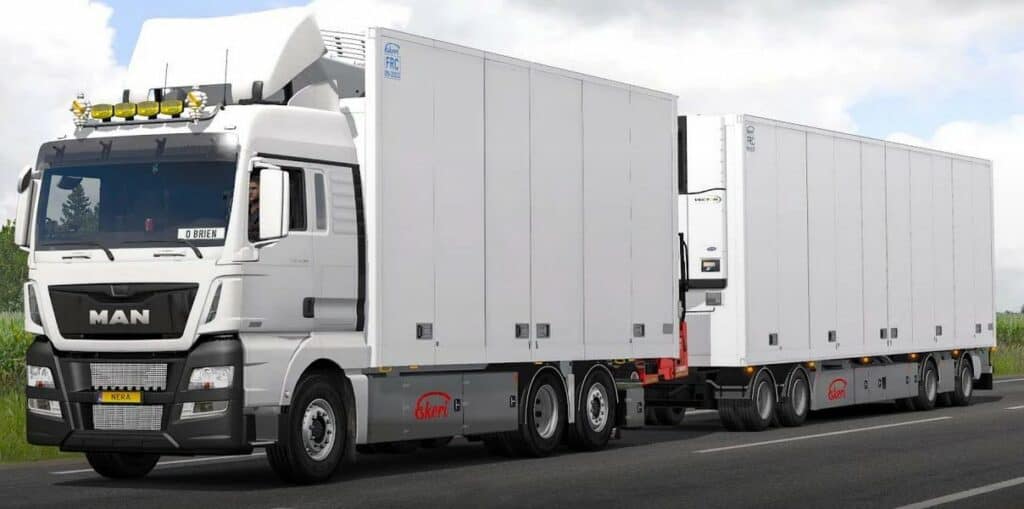 Rigid Chassis For MAN TGX E6 by Kast v1.1 1.50 - ETS2 Mod Download