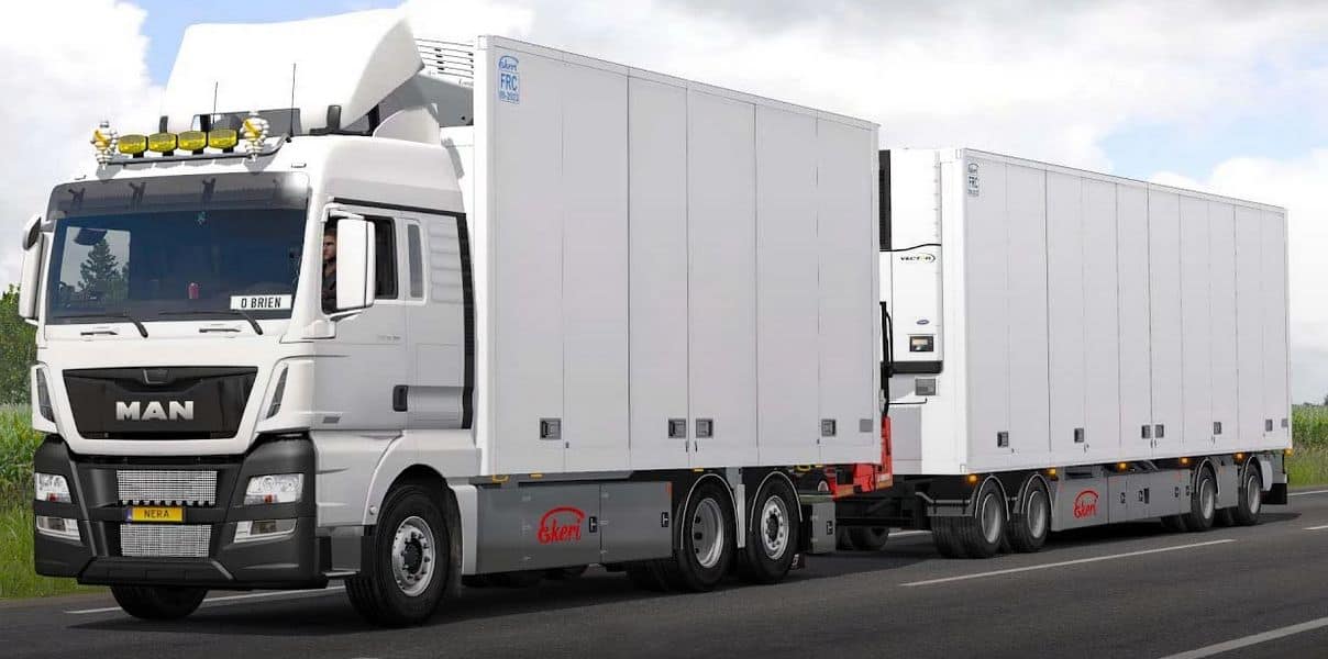 Rigid Chassis For MAN TGX E6 by Kast v1.1 1.50 - ETS2 Mod Download