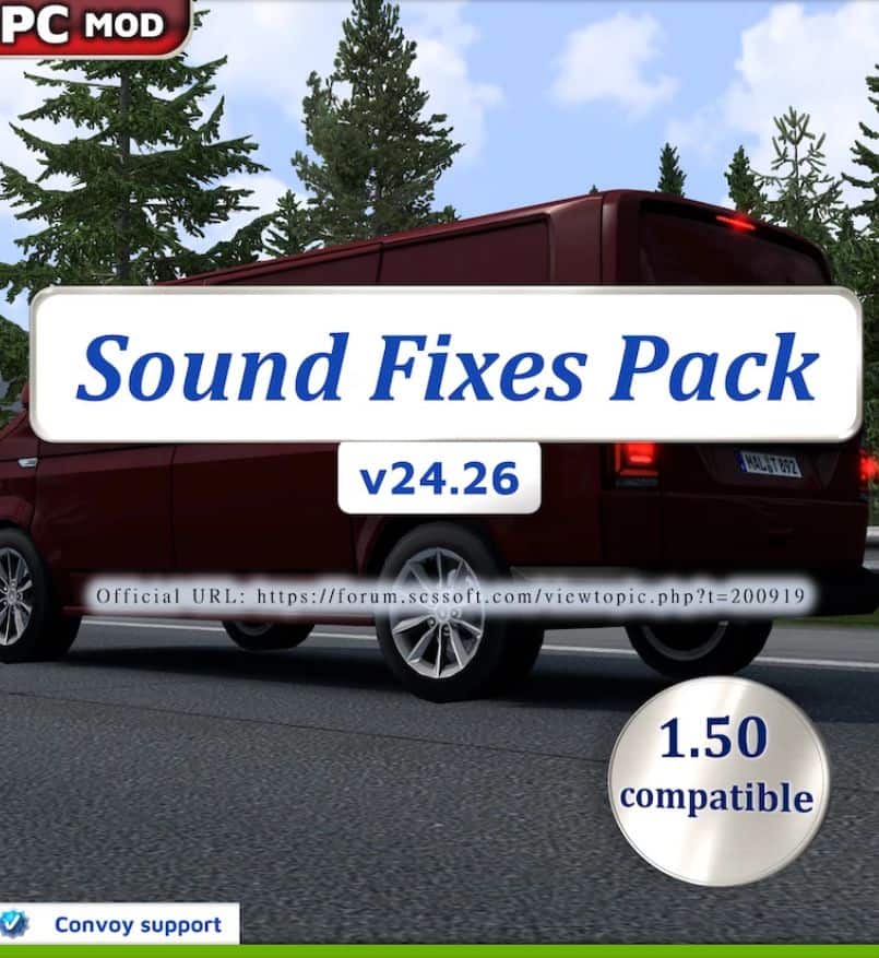 Sound Fixes Pack v24.26 - ETS2 Mod Download