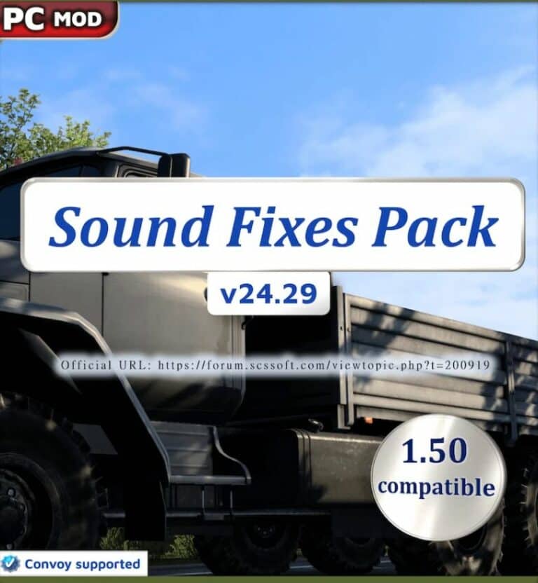 Sound Fixes Pack v24.29 - ETS2 Mod Download