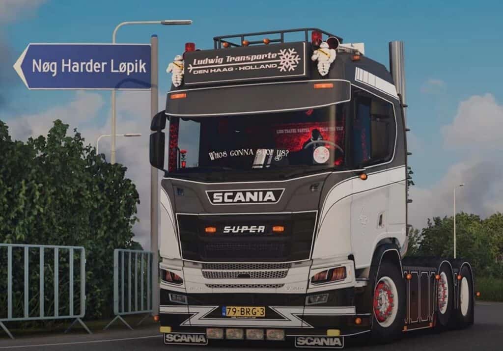 Ludwig Scania R590 Lowcab+Trailer v1.50 - ETS2 Mod Download