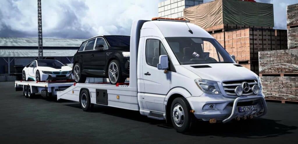 Mercedes Sprinter Megamod v1.50 - ETS2 Mod Download