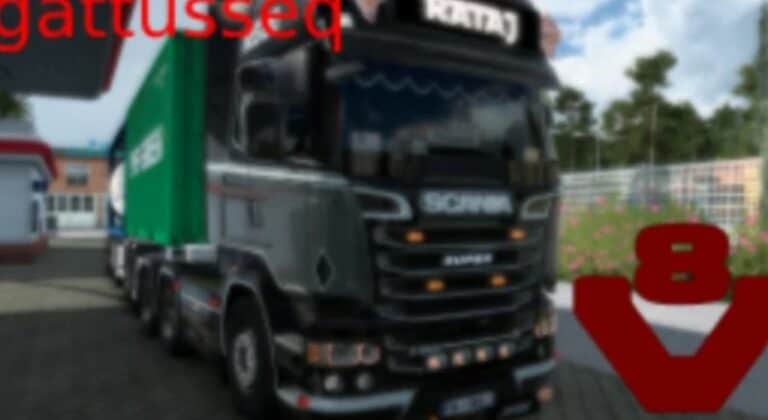 SCANIA V8 6-SERIES OPEN PIPE SOUND V2.0 - ETS2 Mod Download