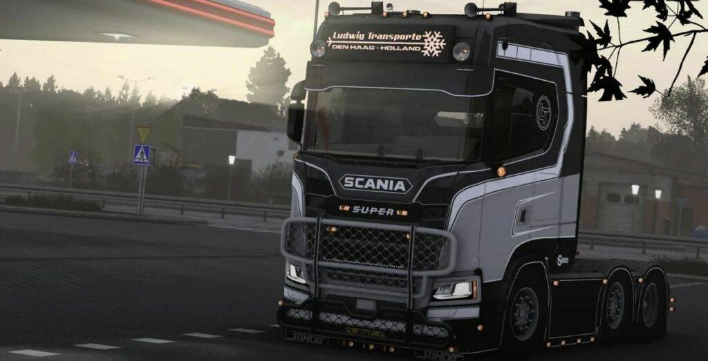 Scania R580 Ludwig Transporte V1.0 - ETS2 Mod Download