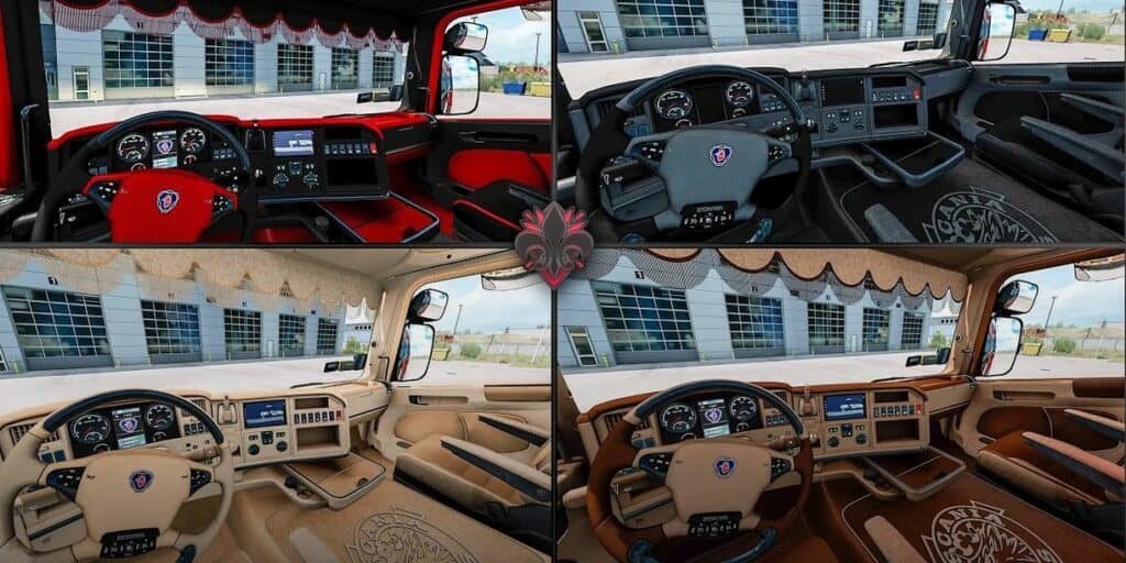 Scania RJL Interior Bundle v1.2 1.50 - ETS2 Mod Download