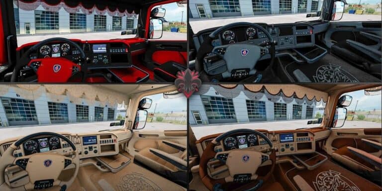Scania RJL Interior Bundle v1.2 1.50 - ETS2 Mod Download