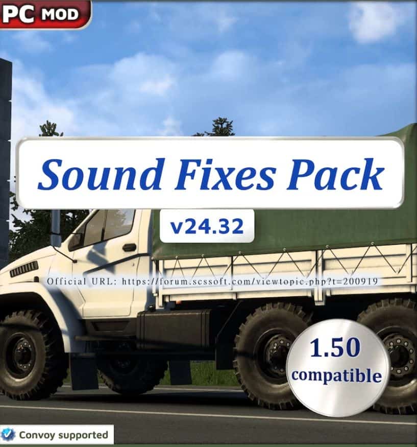 Sound Fixes Pack v24.32 - ETS2 Mod Download
