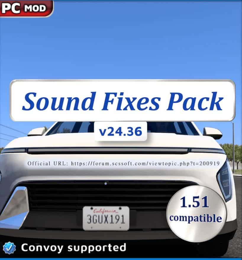 Sound Fixes Pack v24.36 - ETS2 Mod Download