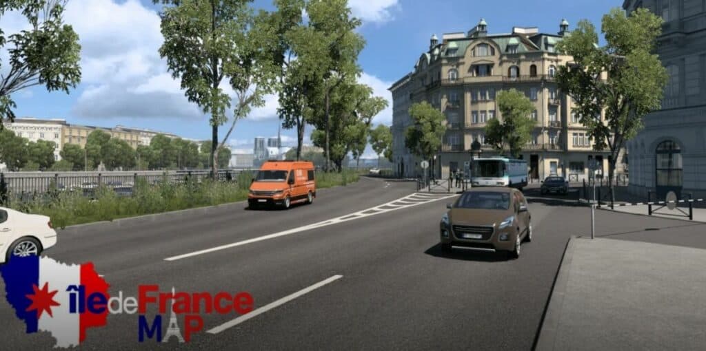 Île-de-France (Paris Suburbs) Map v0.1.2a - ETS2 Mod Download