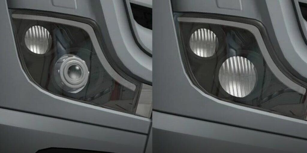Mercedes Actros 2014 Tuning Headlights v1.51 - ETS2 Mod Download