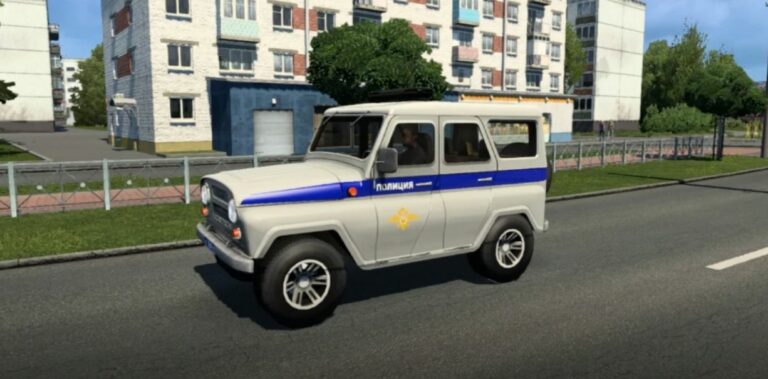 Police & ambulance extended pack v1.51 - ETS2 Mod Download