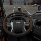 Animated Steering Wheel v1.52 - ETS2 Mod Download