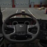 Animated Steering Wheel v1.52 - ETS2 Mod Download