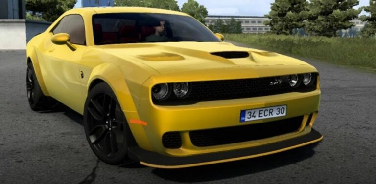 Dodge Challenger SRT Hellcat 2018 v2.1 - ETS2 Mod Download