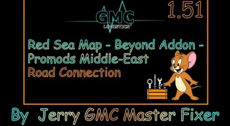 Red Sea Map - Beyond Addon - ProMods Middle-East Road Connection v1.1 1 ...