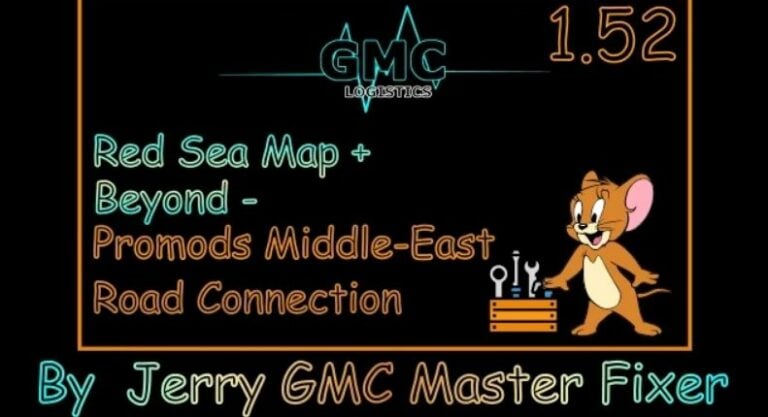 Red Sea Map + Beyond - ProMods Middle-East Road Connection v1.0 1.52 ...