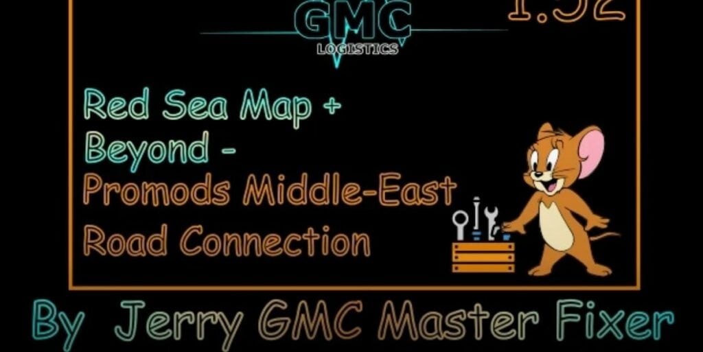 Red Sea Map + Beyond - ProMods Middle-East Road Connection v2.0 1.52 ...