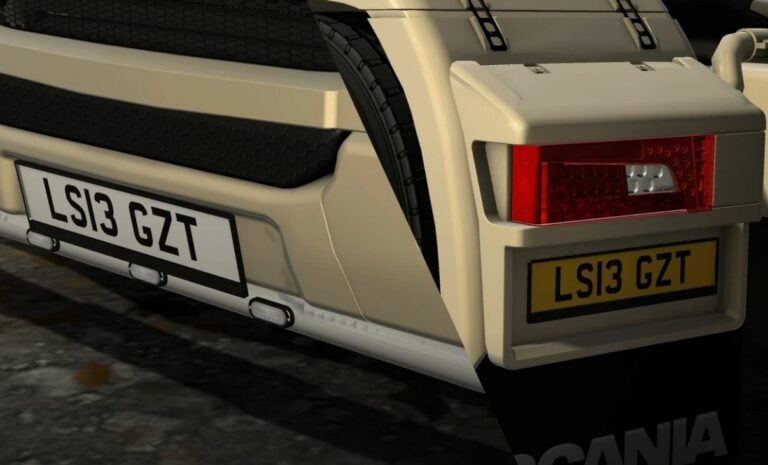 Scania PGR series by JUseeTV file for editing Licence Plates v1.0 ...