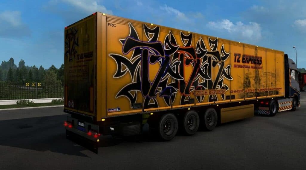 TZ trailers pack v1.52 - ETS2 Mod Download