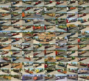 Trailers and Cargo Pack by Jazzycat v11.9.6 - ETS2 Mod Download