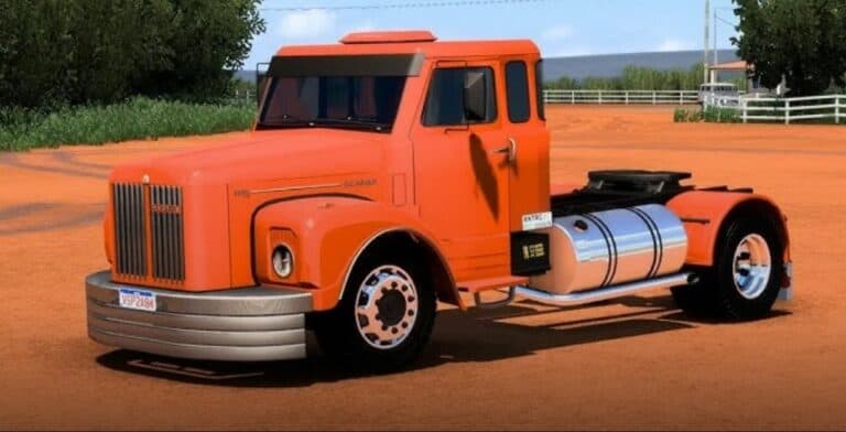 JACARÉ SCANIA 111 v1.0 1.43 - ETS2 Mod Download
