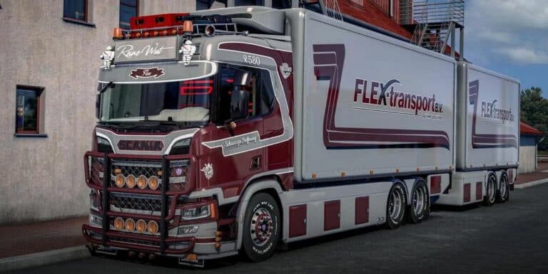 Scania R580 Megamod v1.53 - ETS2 Mod Download