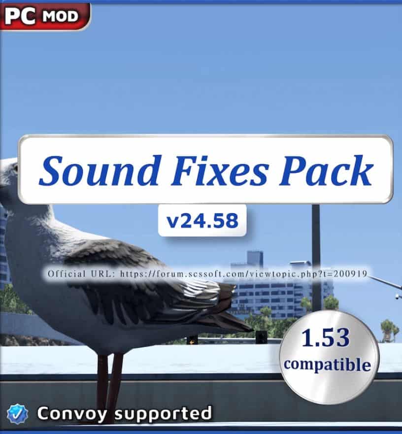 Sound Fixes Pack v24.58 - ETS2 Mod Download