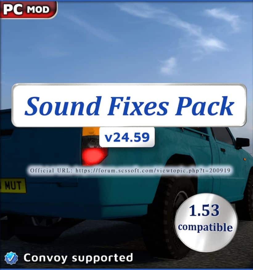 Sound Fixes Pack v24.59 - ETS2 Mod Download