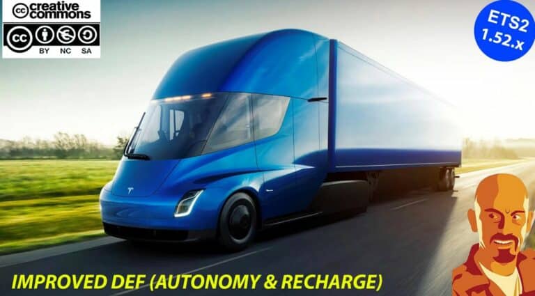 TESLA SEMI TRUCK 2019 IMPROVED DEF (AUTONOMY & RECHARGE) v1.0 - ETS2 ...