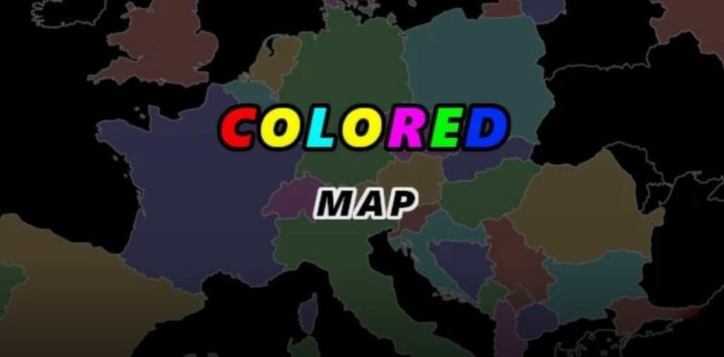 Colored Map v1.53 - ETS2 Mod Download
