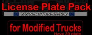 License Plate Pack v7.0 - ETS2 Mod Download