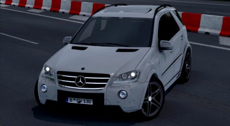 Mercedes Benz ML63 AMG 2009 v1.7 1.53x - ETS2 Mod Download