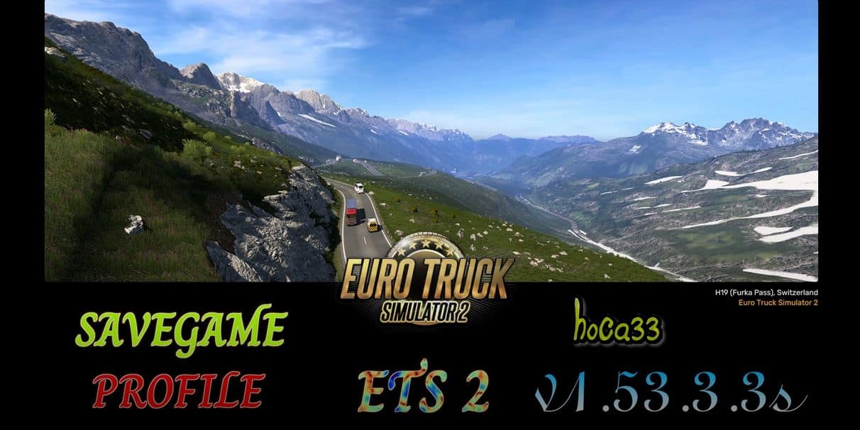 Save-Profile (All Map DLCs Required) v1.53.3.3s - ETS2 Mod Download
