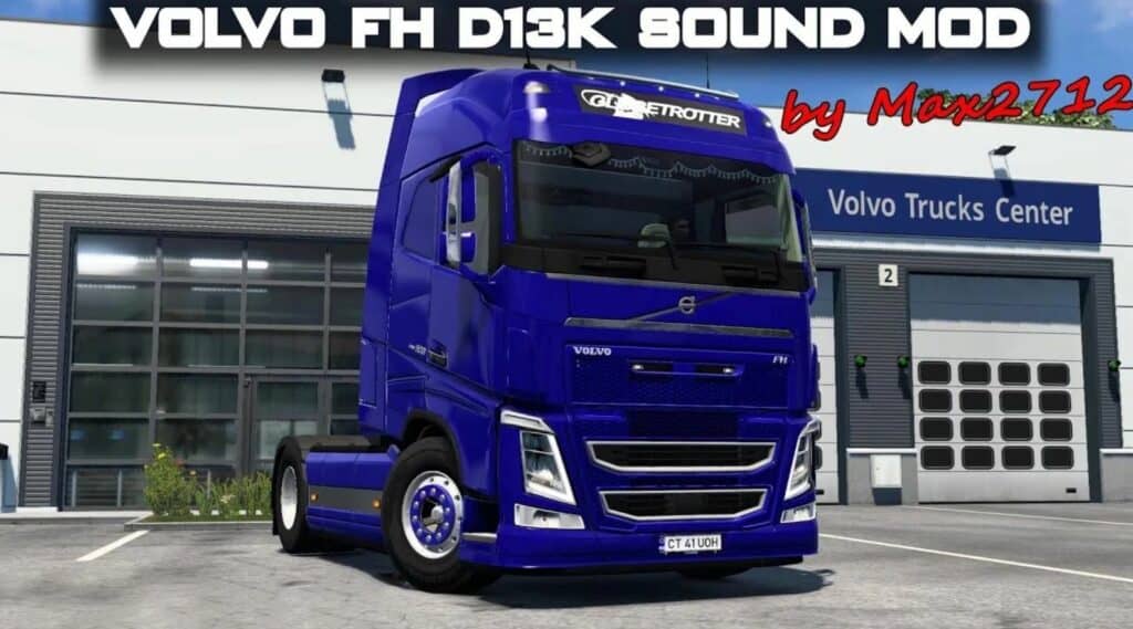 Volvo FH4 500 D13K Sound Pack v1.1 - ETS2 Mod Download